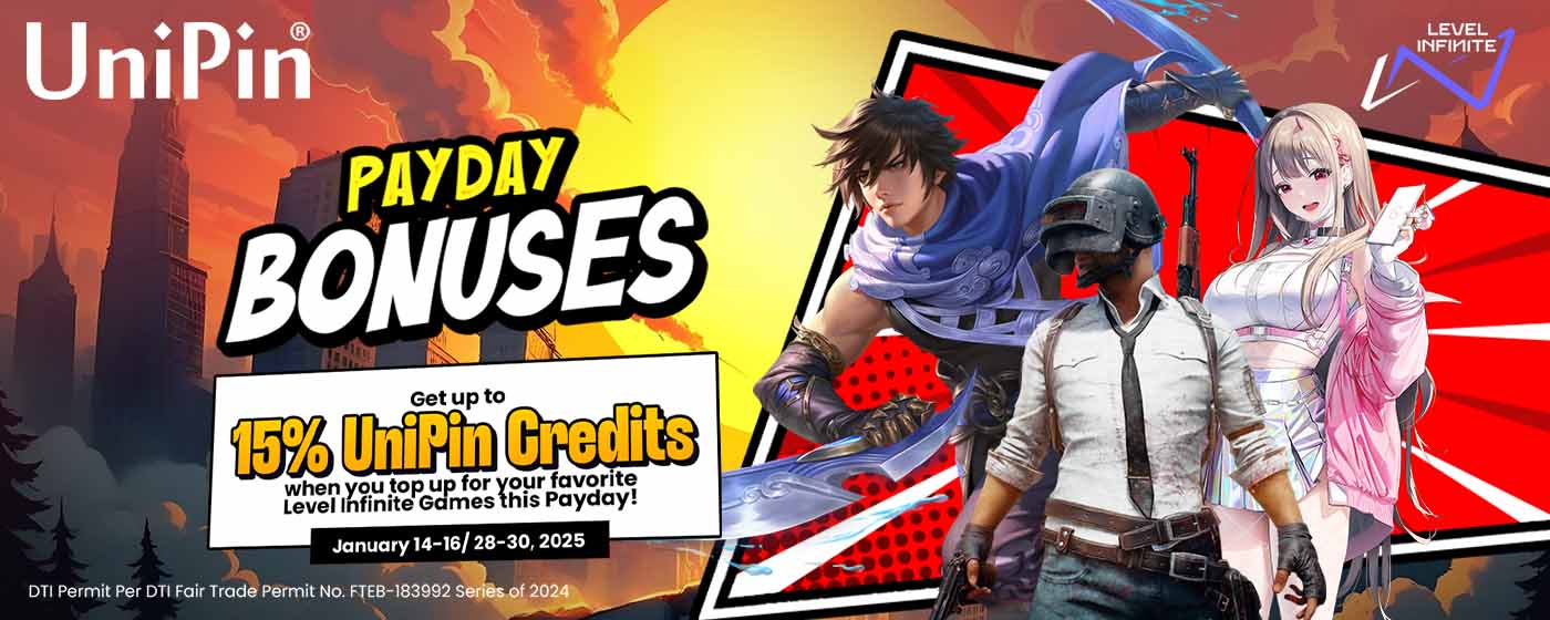 UniPin - Level Infinite January Payday Bonus (PH)